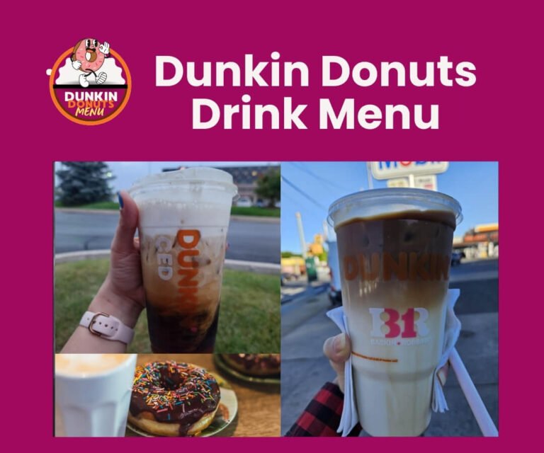 Dunkin Donuts Drink Menu: Prices & Hidden Gems Revealed!