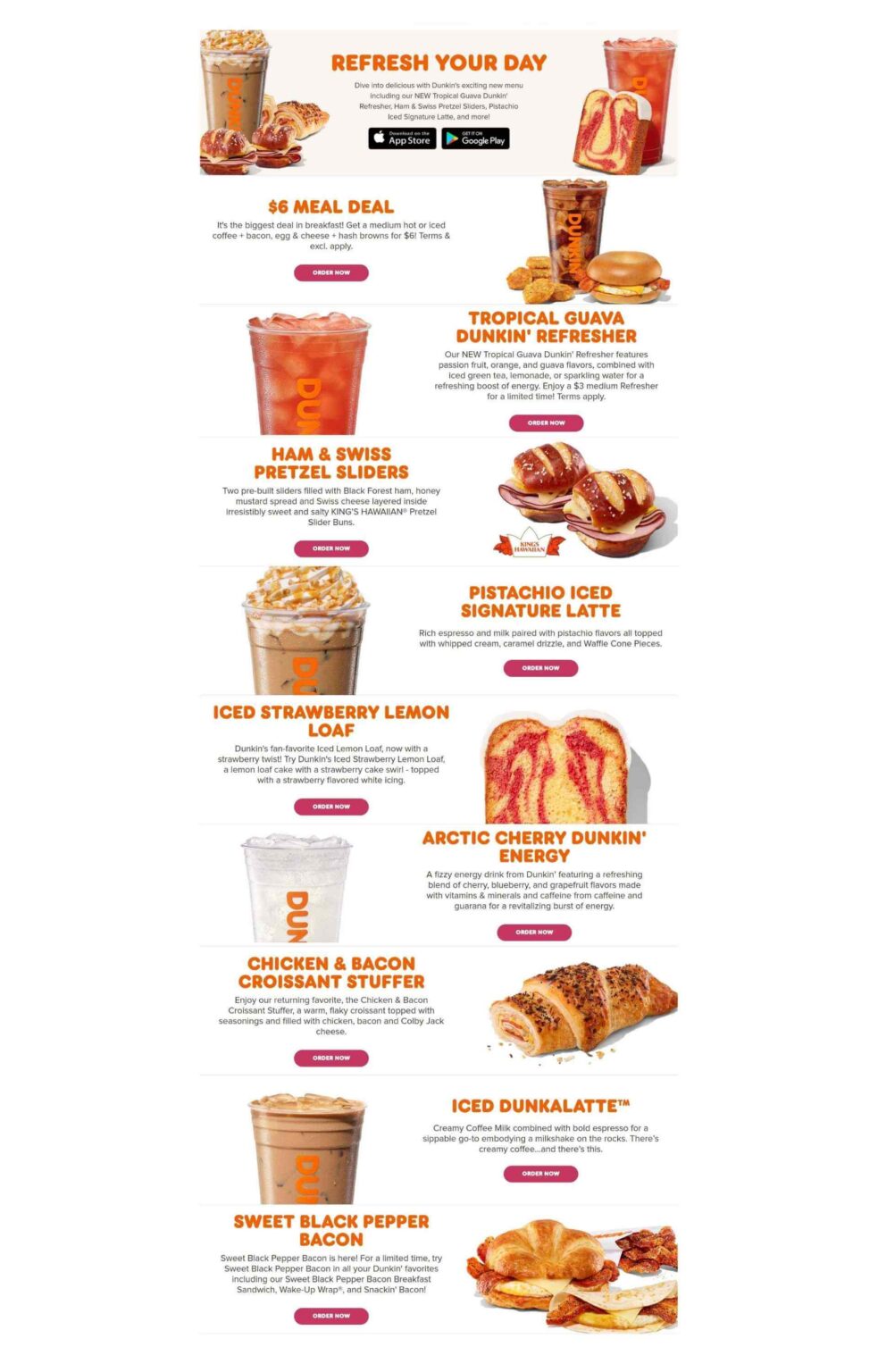 Dunkin Summer Menu 2025: New Drinks, Snacks & Deals